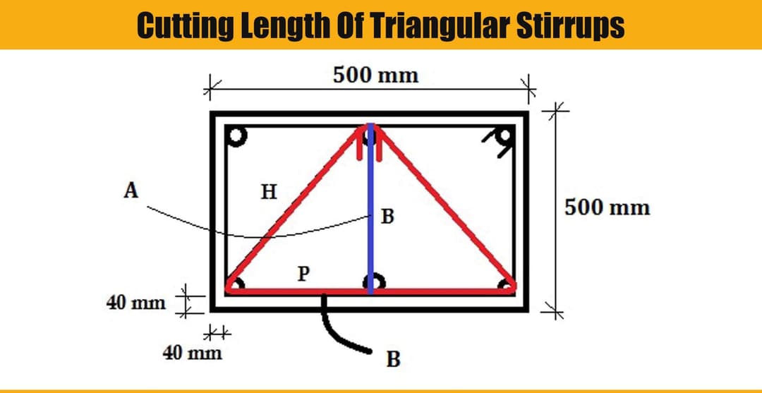 Cutting Length Of Triangular Stirrups | Engineering Discoveries