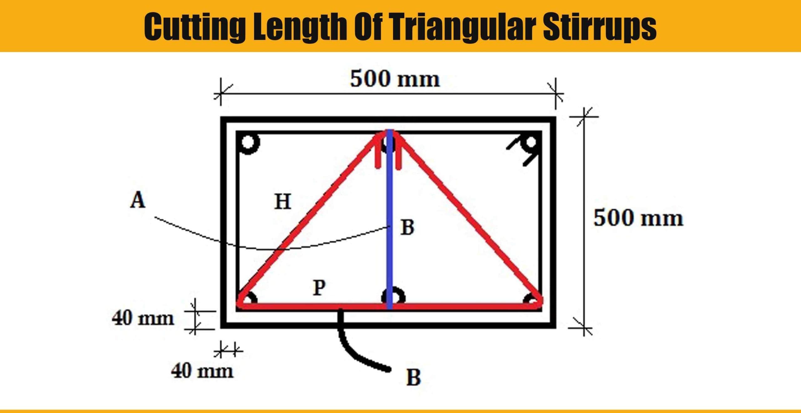 Cutting Length Of Triangular Stirrups | Engineering Discoveries