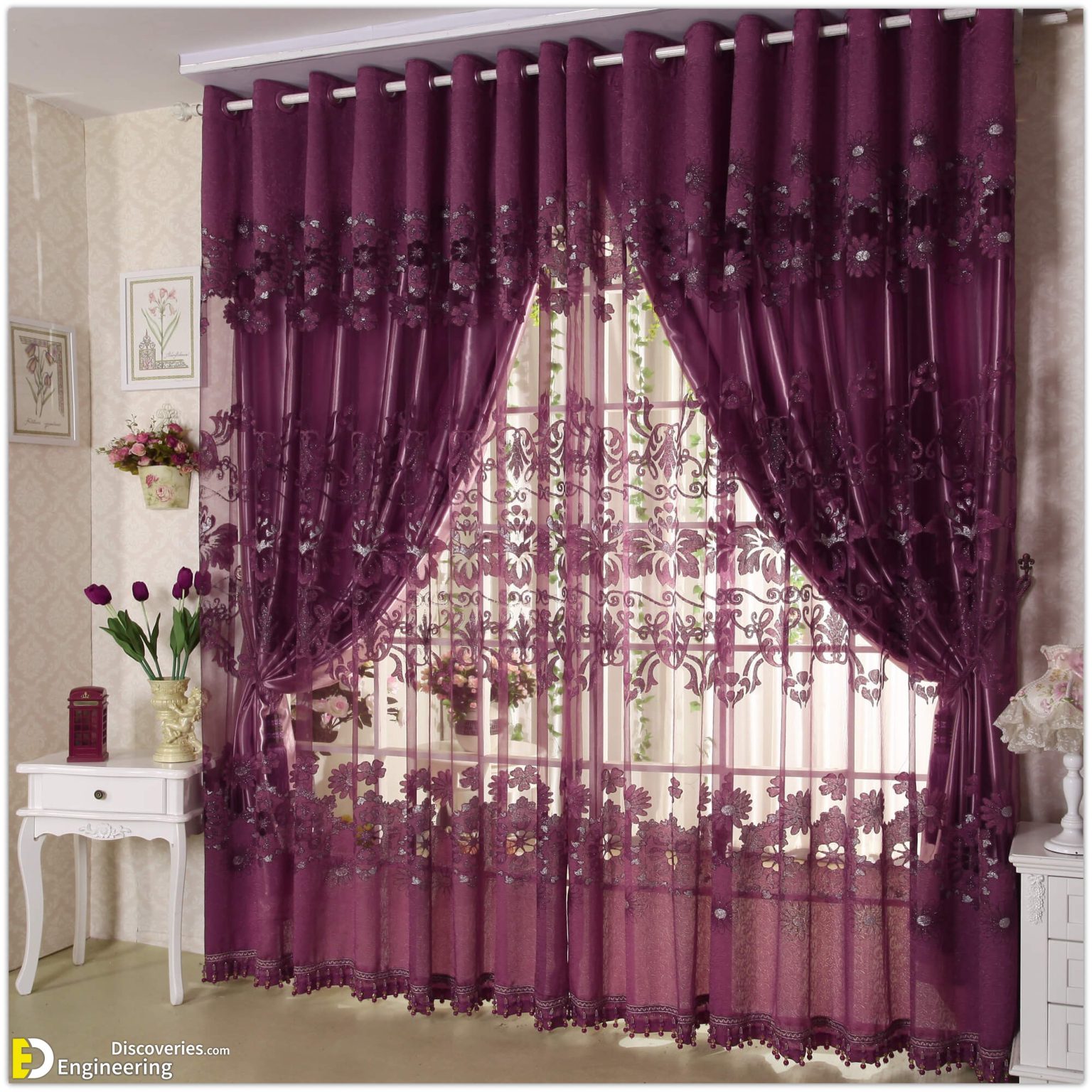 Top 30 Modern Curtain Design Ideas | Engineering Discoveries