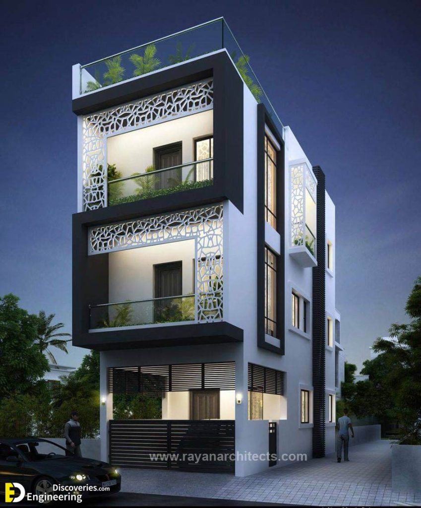 Modern Three Stories Building Exterior - Engineering Discoveries