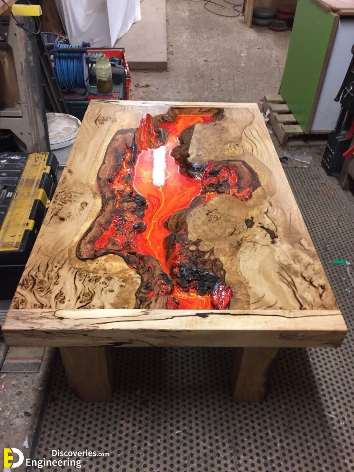 55 Amazing Epoxy Table Top Ideas You’ll Love To Realize - Engineering ...