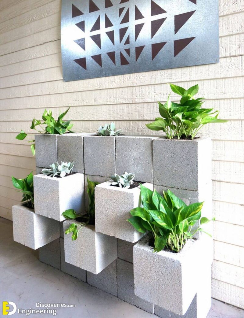 How To Make DIY Landscaping Changes With Cinder Blocks | Engineering ...