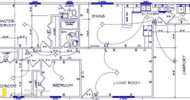 House Electrical Single Line Drawings