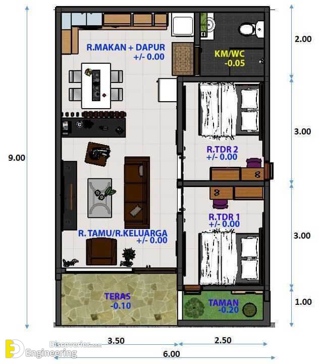Amazing Beautiful House Plans With All Dimensions | Engineering Discoveries