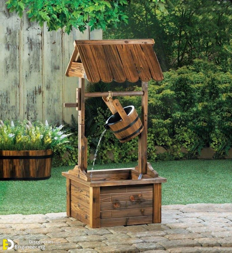 Most Amazing Wooden Fountain Ideas That Will Amaze You | Engineering ...