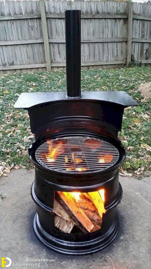 Amazing Wheel Rim Fire Pit Design Ideas | Engineering Discoveries