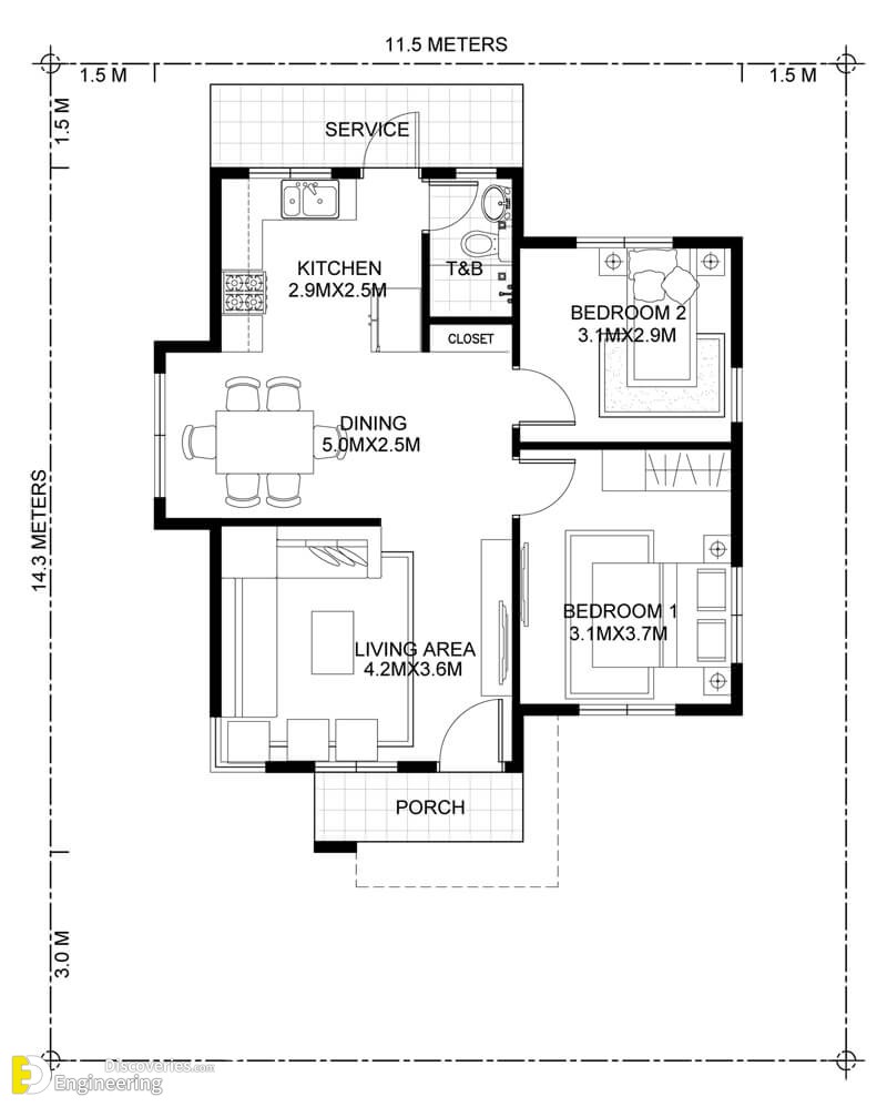 60 Sqm Floor Area House Design | Floor Roma