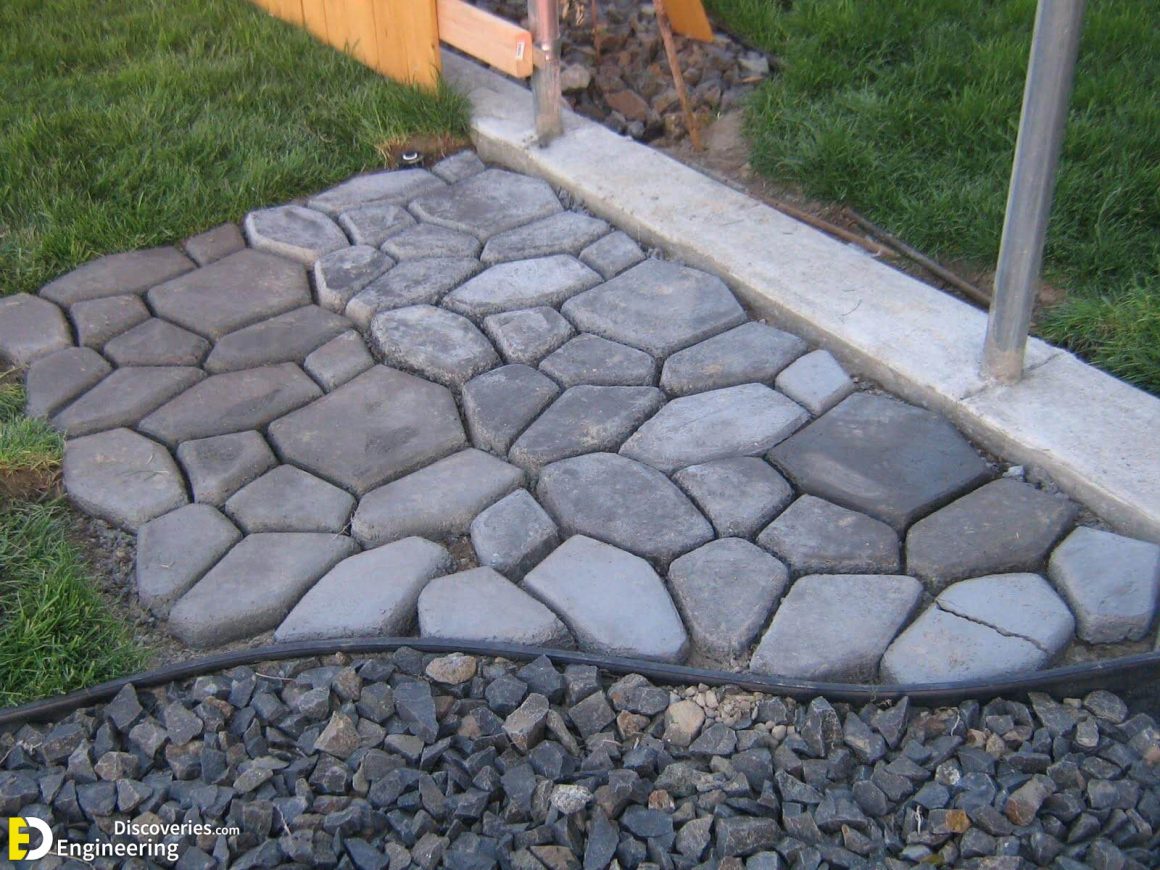 How To Make Cobble Stone Path For Beautifying The Outdoor Place ...