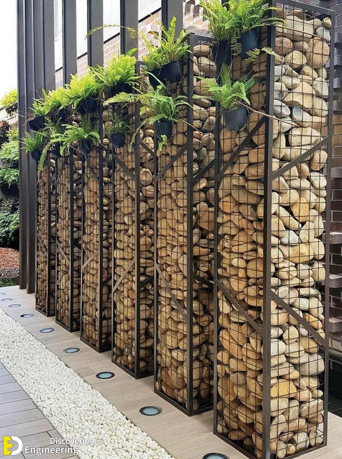Beautiful Gabion Decorating Ideas For Your Outdoor Area | Engineering ...