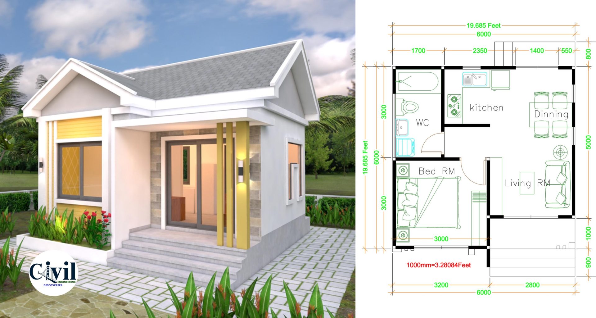 simple house plans with flat roof Gable roof - Beautiful Room
