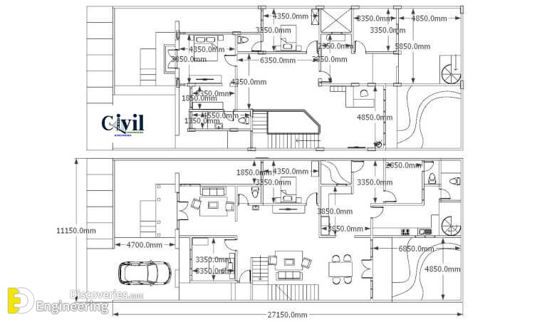 Magnificent 11 x 27 Meter Double Storey House | Engineering Discoveries
