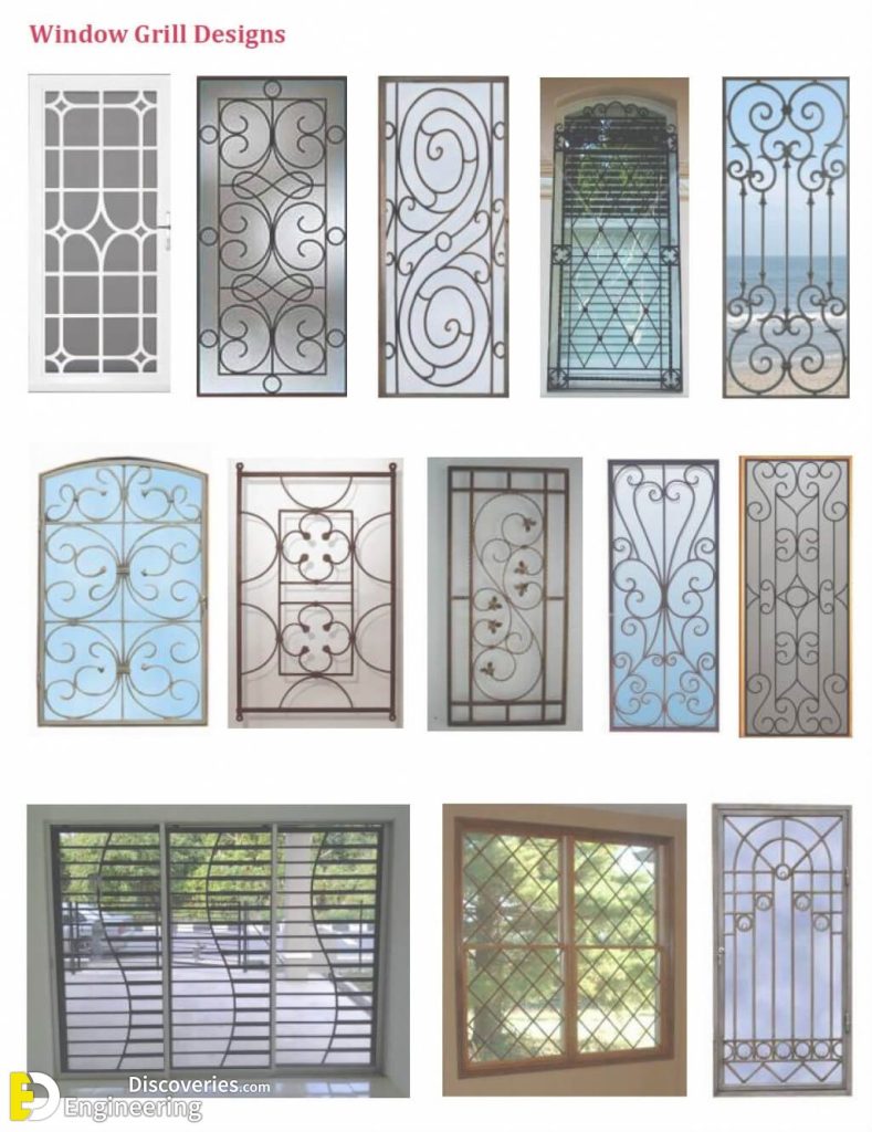 Beautiful Window Grill Design Ideas For Attractive Look - Engineering ...