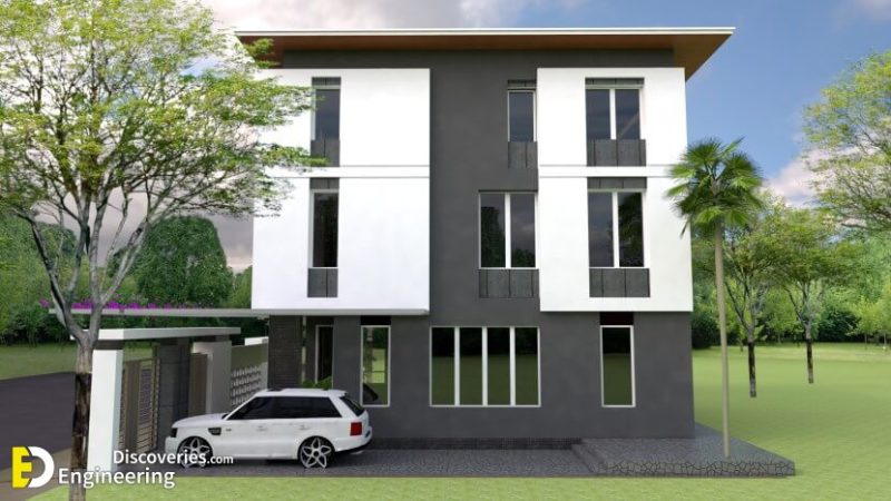3D Home Design Plan 15x15m | Engineering Discoveries