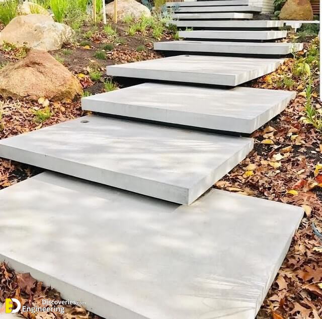 How To Build Floating Outdoor Steps | Engineering Discoveries