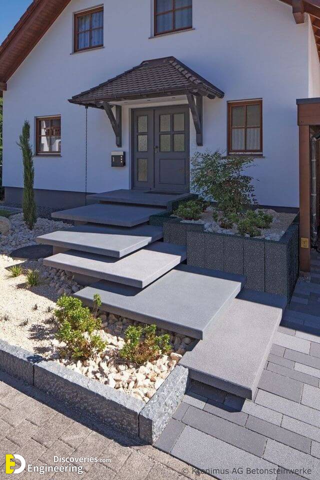 How To Build Floating Outdoor Steps | Engineering Discoveries