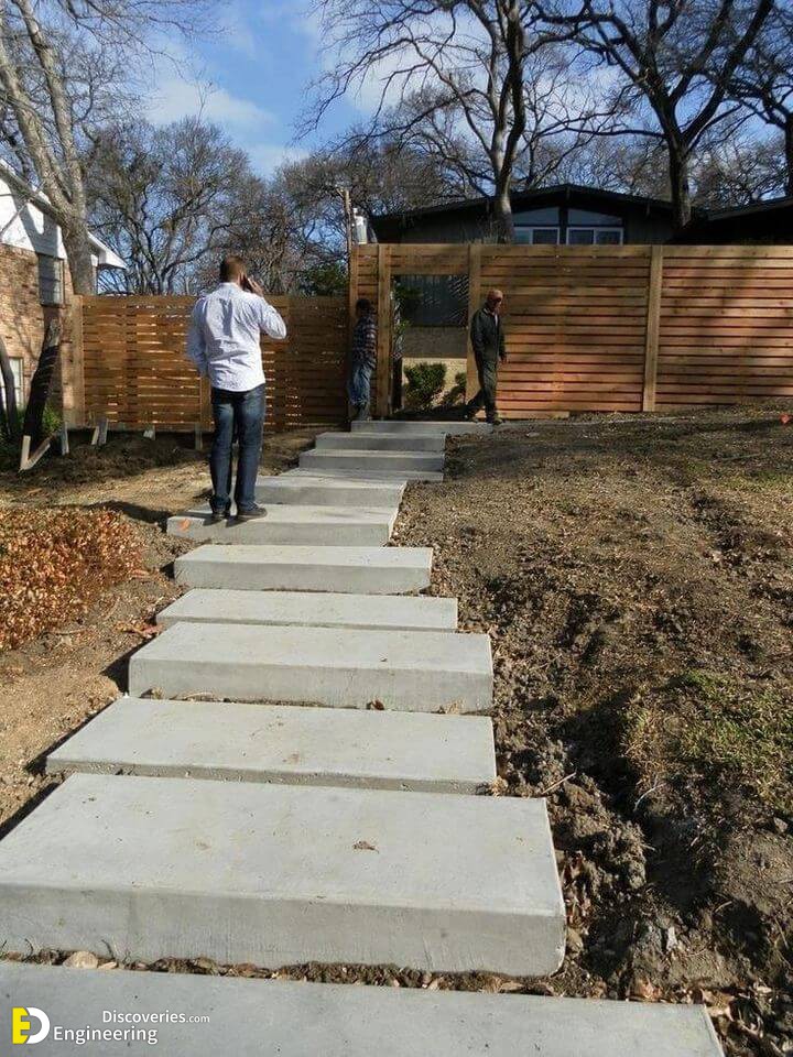 How To Build Floating Outdoor Steps | Engineering Discoveries
