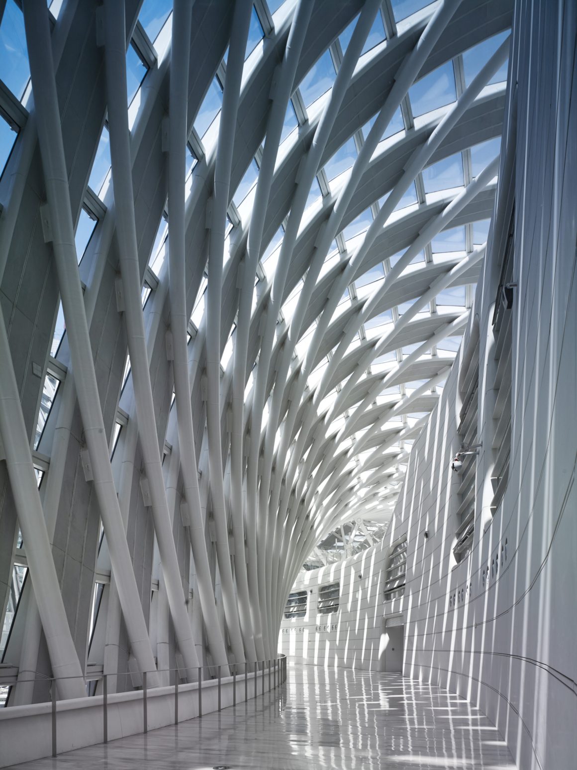 Tremendous Diagrids Shaping The Canopy Layer Of Phoenix Media Center ...