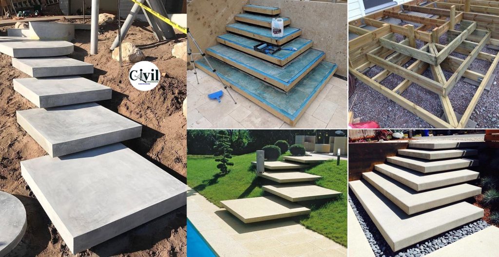 How To Build Floating Outdoor Steps | Engineering Discoveries