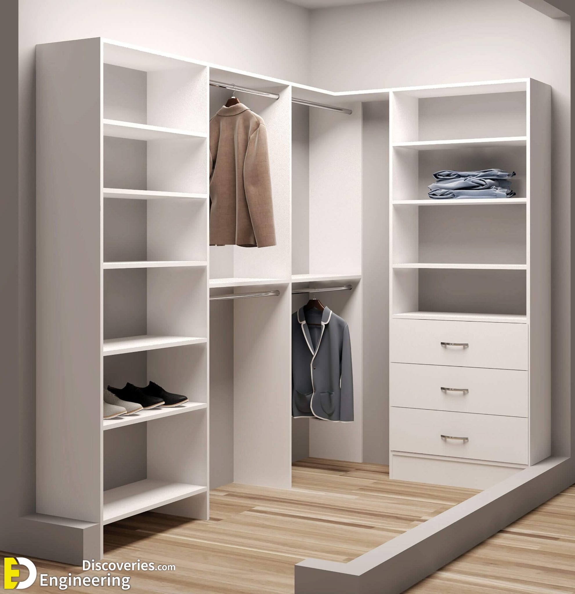 35 Contemporary Closet Design Ideas - Engineering Discoveries