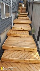 How To Build Floating Outdoor Steps | Engineering Discoveries