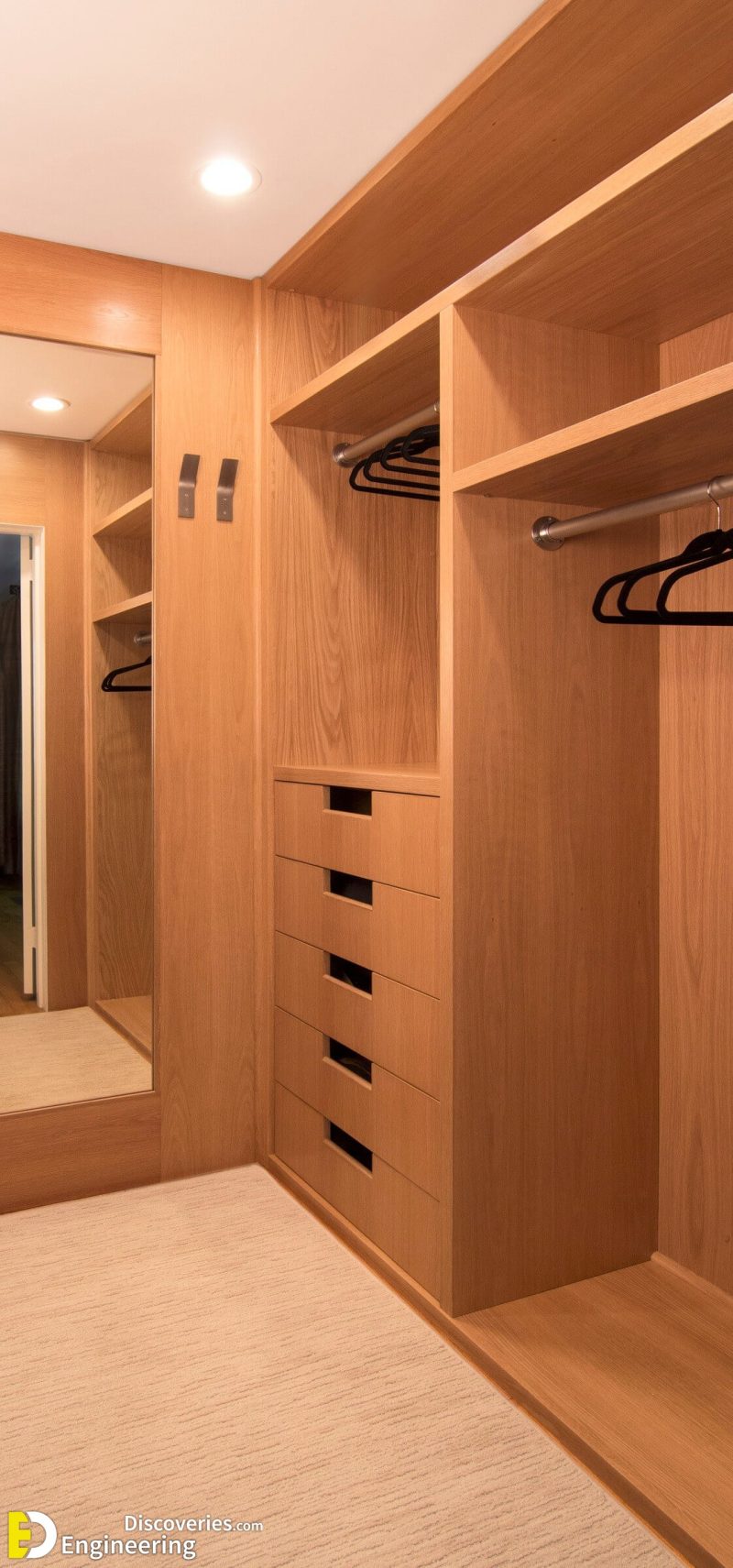 35 Contemporary Closet Design Ideas | Engineering Discoveries
