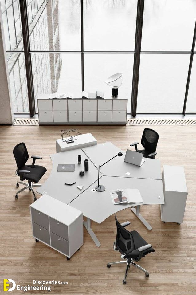 Partition Wood Desk Ideas