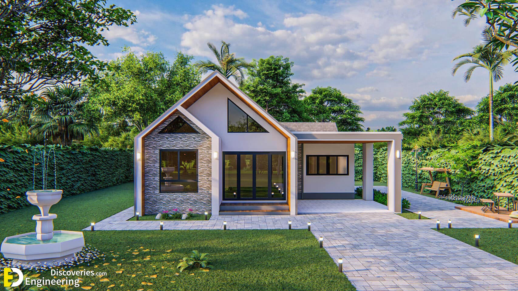 Stunning House Design With Free Plan | Engineering Discoveries
