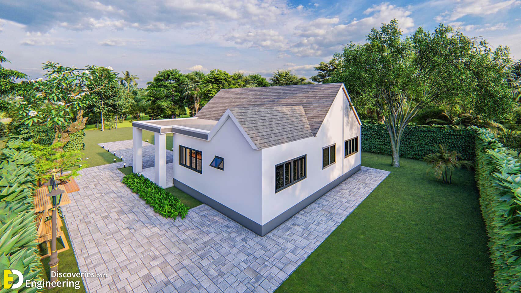 Stunning House Design With Free Plan | Engineering Discoveries