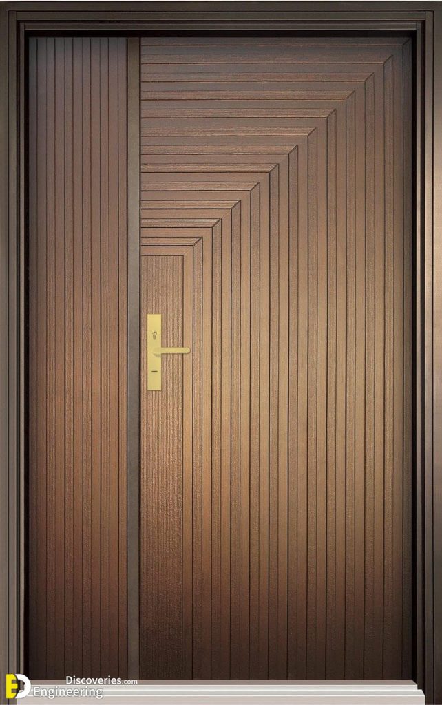 Top 35 Modern And Beautiful Wooden Main Door Design Ideas | Engineering ...