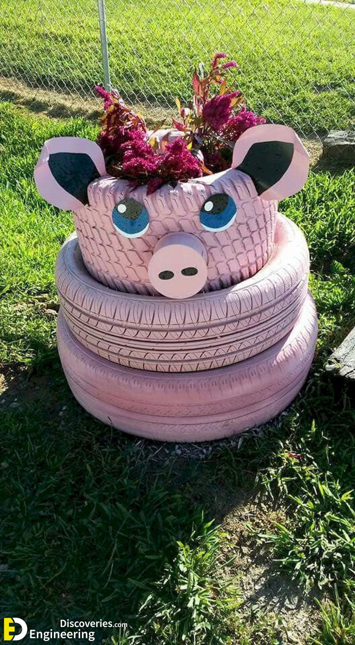 30 Creative Ways To Use Old Tires In Your Garden | Engineering Discoveries