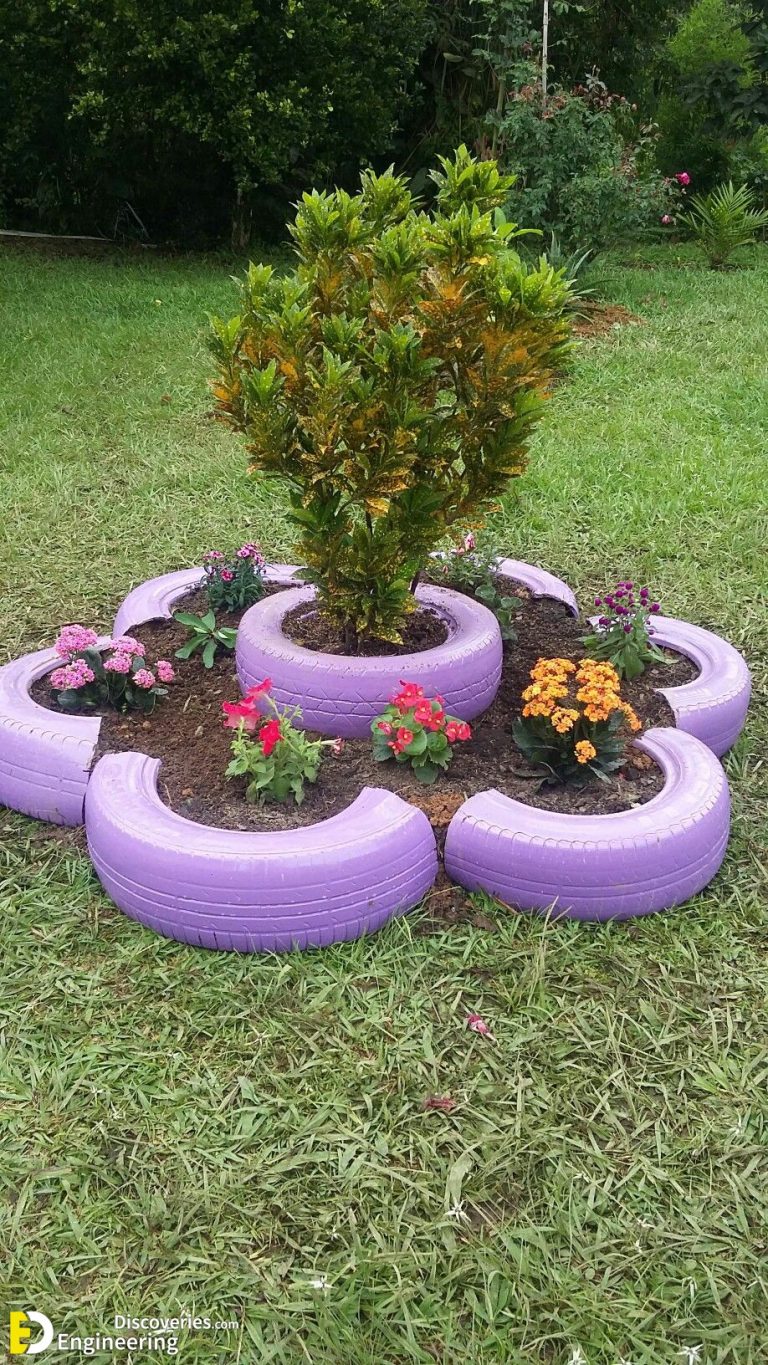 30 Creative Ways To Use Old Tires In Your Garden | Engineering Discoveries
