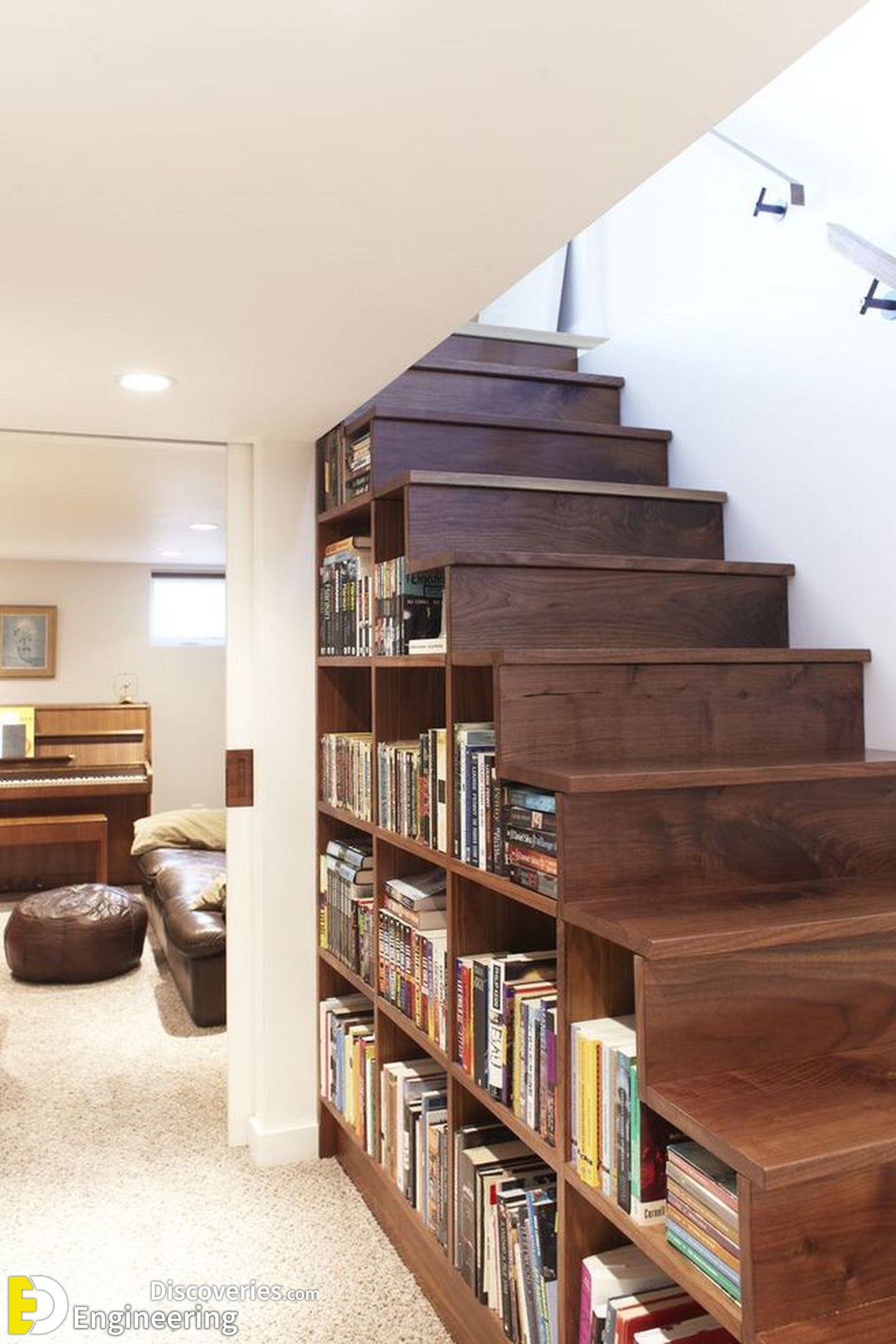 30 Smart Ideas To Utilize Space Under Stairs | Engineering Discoveries