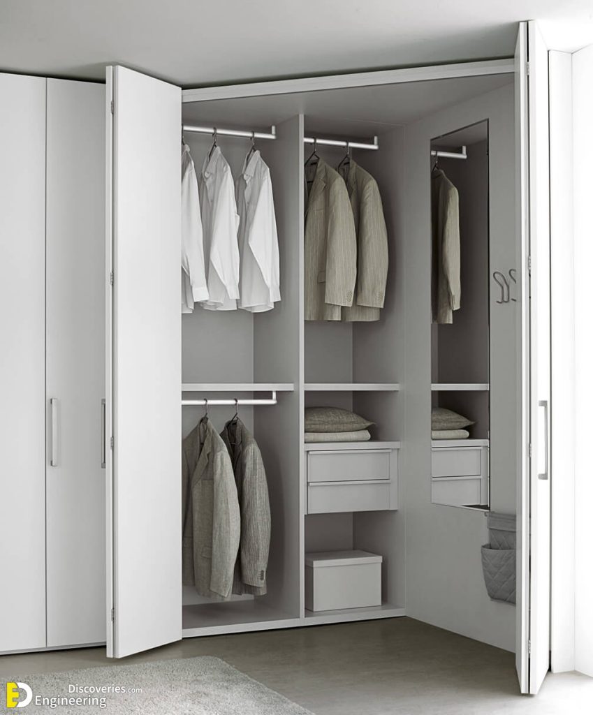 30 Amazing Corner Wardrobe Ideas - Engineering Discoveries