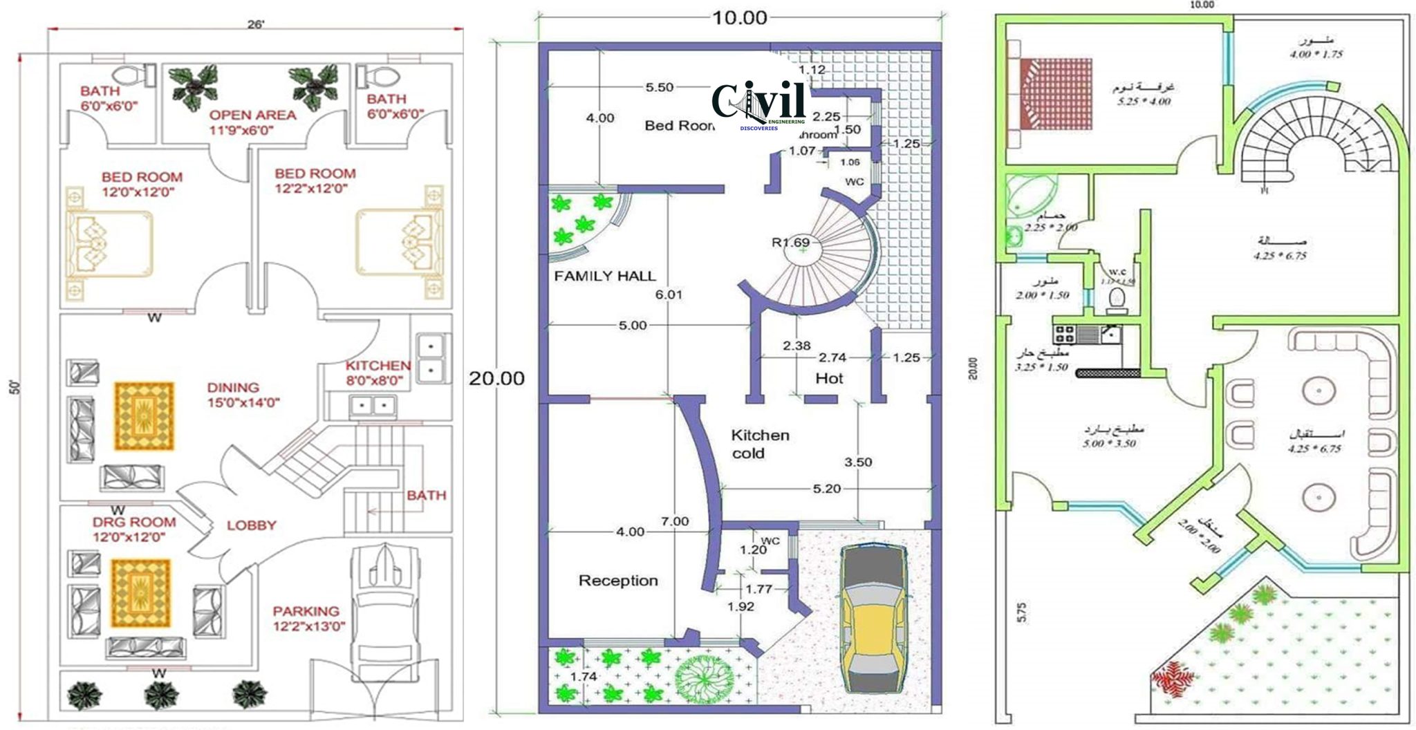 Awesome House Plan Design Concepts For Different Areas | Engineering ...
