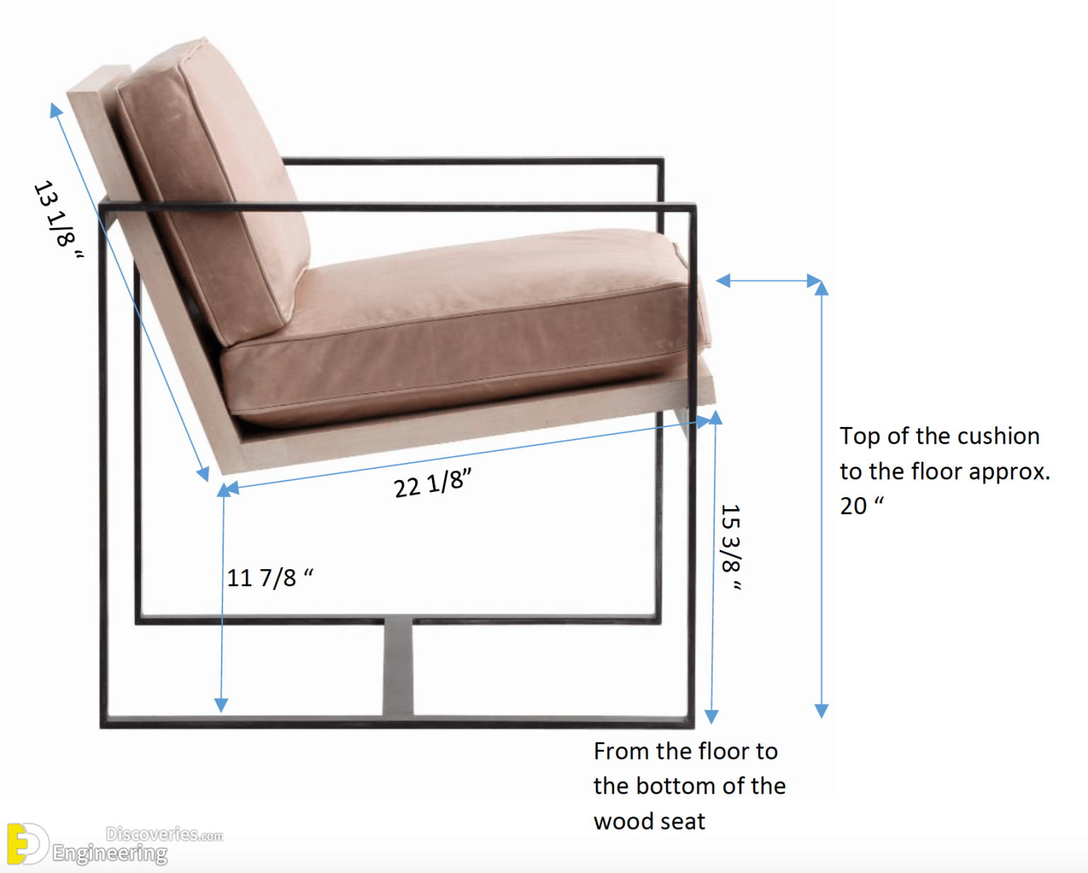 Useful Important Standard Chair Dimensions | Engineering Discoveries