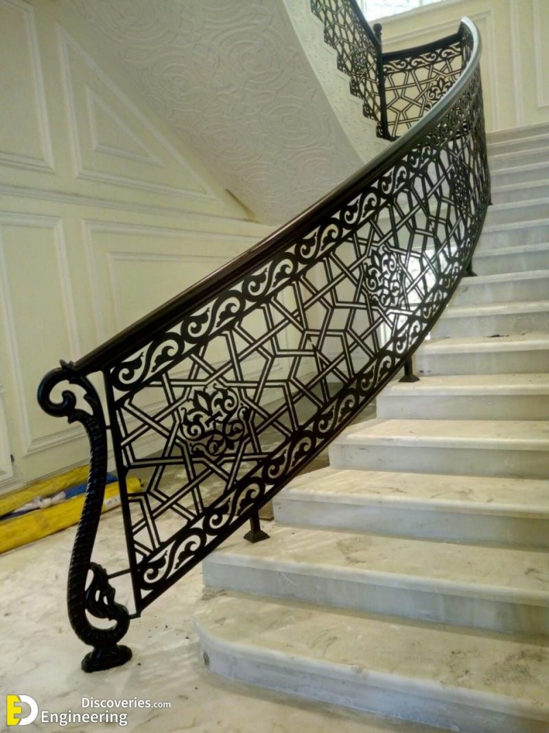 Top 45 Modern CNC Stair Railing Design Ideas | Engineering Discoveries