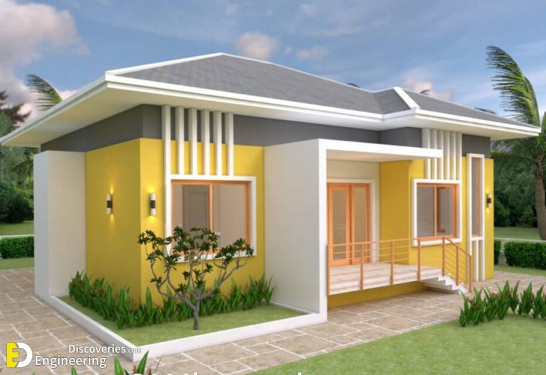 House Design Plans 12m×12m With 4 Bedrooms | Engineering Discoveries