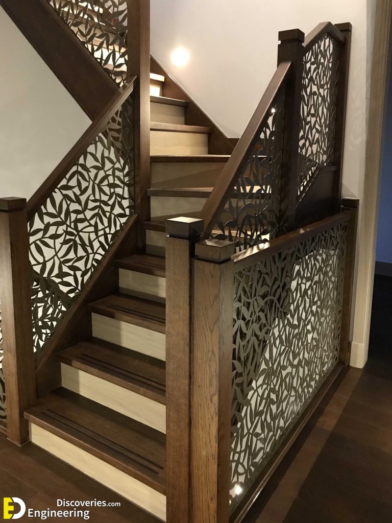Top 45 Modern CNC Stair Railing Design Ideas | Engineering Discoveries