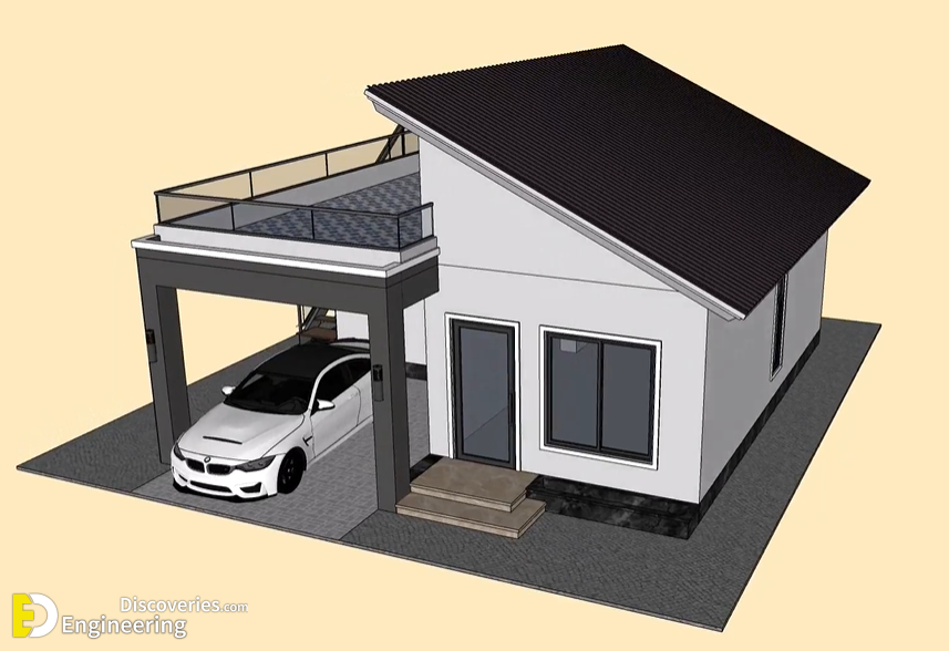 Simple Small House Design With Car Parking - Infoupdate.org