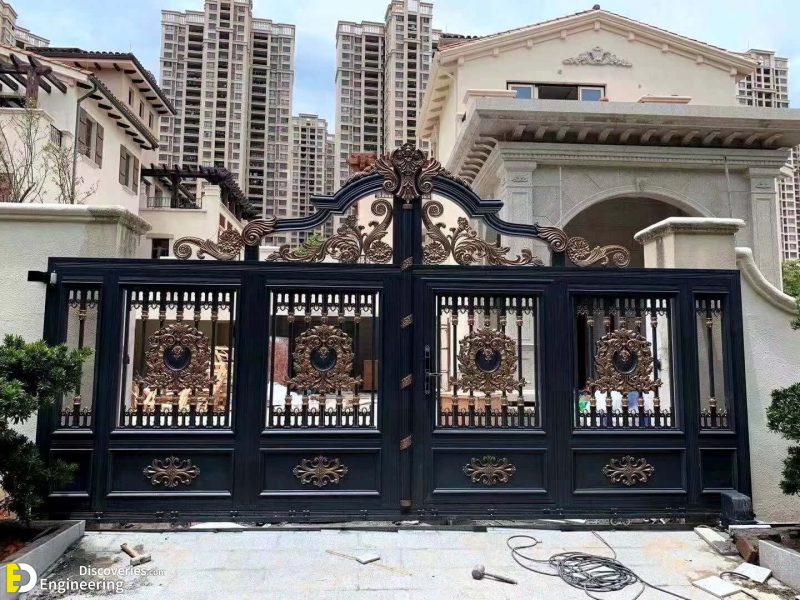 45+ Attractive Front Entry Gate Design Ideas For Home – Engineering ...