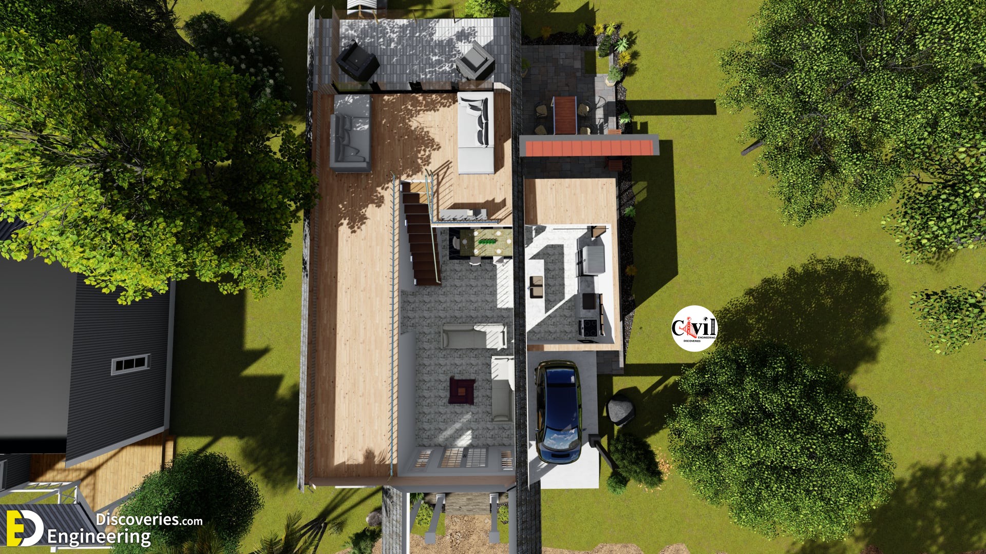 150 SQ.M. Beautiful House Design With 3-Beds | Engineering Discoveries