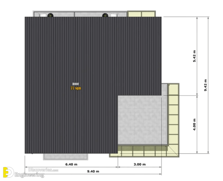 128 Sq.M. 2 Storey House Design 8m x 8m With 3 Bedroom | Engineering ...