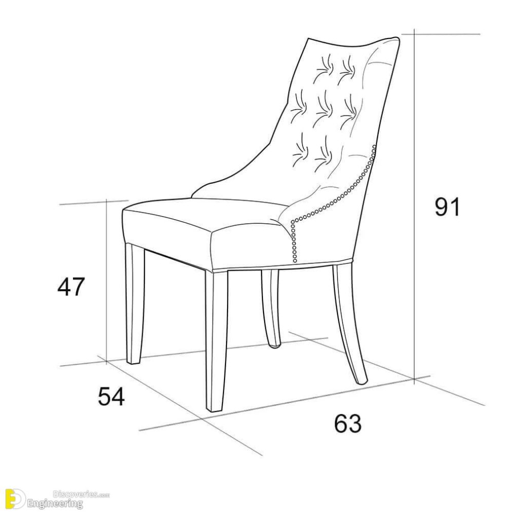 Wooden Chair Design Layout