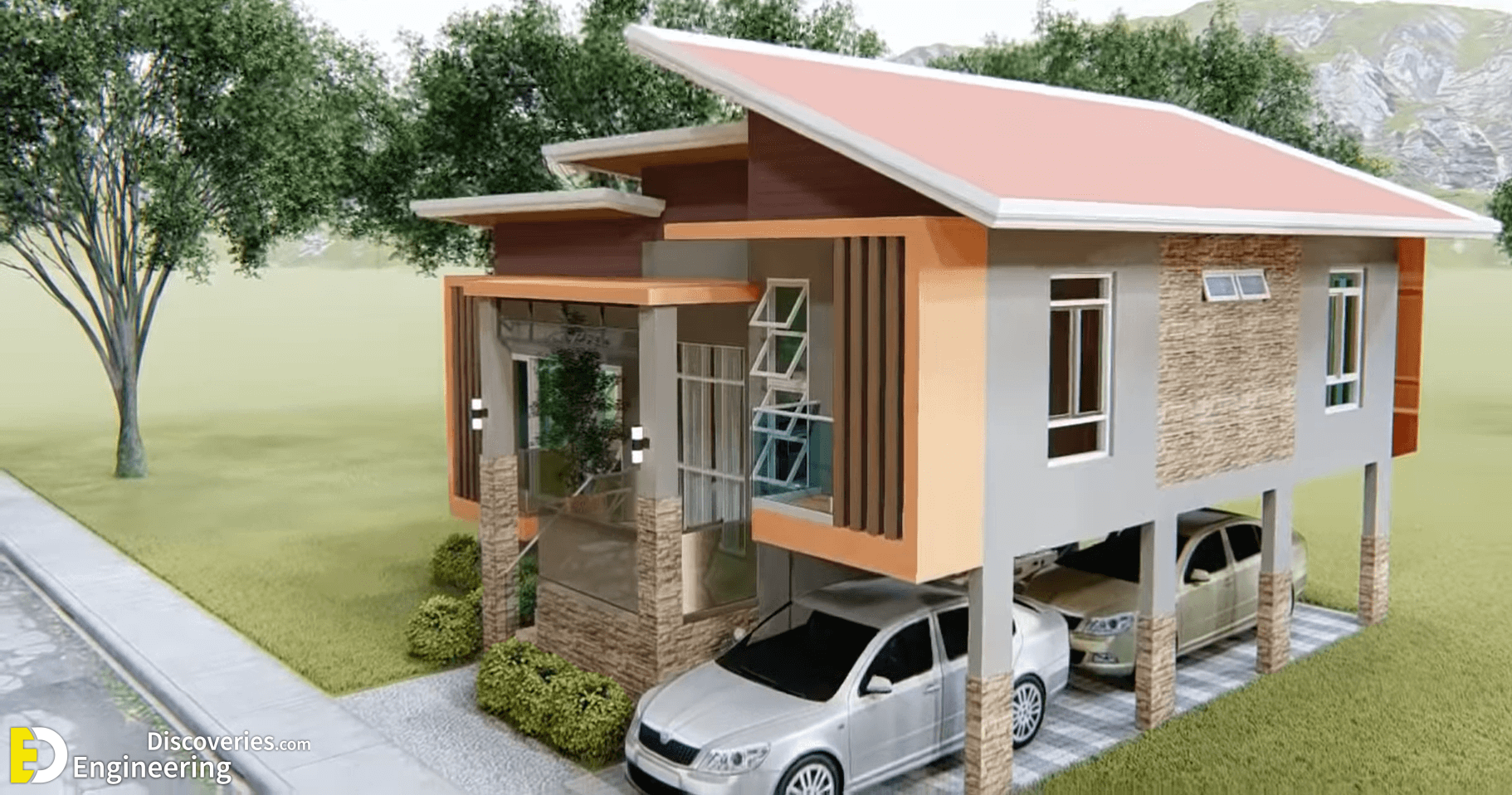 Modern Split Level House
