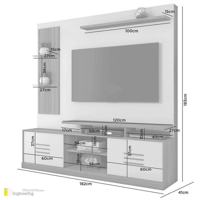 TV Unit Dimensions And Size Guide | Engineering Discoveries