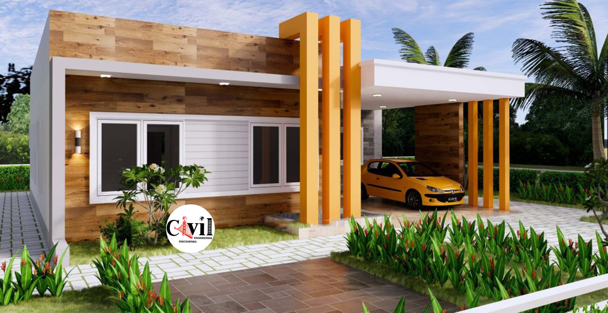 Lovely House Design Plans 12.0m x 11.0m With 3 Bedroom | Engineering ...