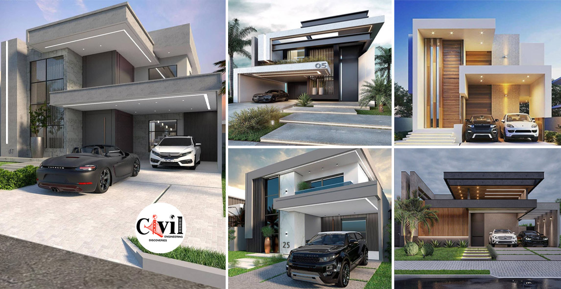Top 51 Modern House Design Ideas With Perfect Garage Car For 2022 Top 51 Modern House Design Ideas With Perfect Garage Car For 2022
