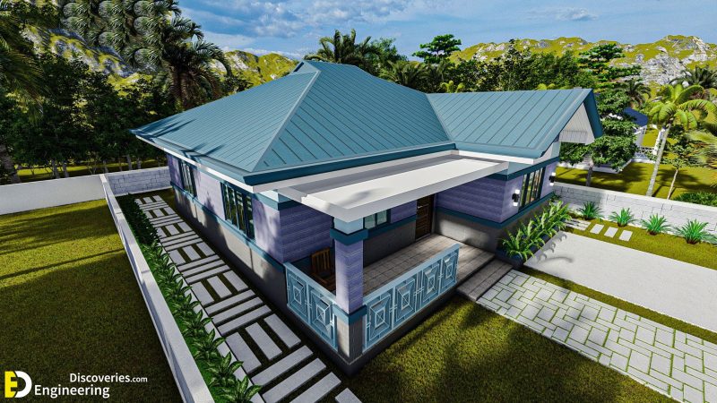 115 Sqm Modern House Design With 3 Bedroom | Engineering Discoveries