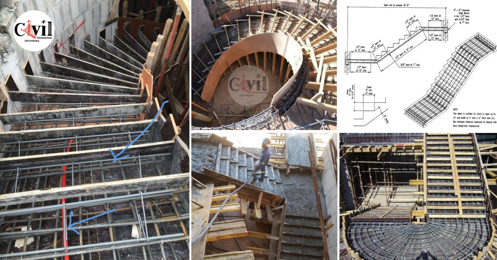 RCC Concrete Staircase Information And Details Under Construction ...