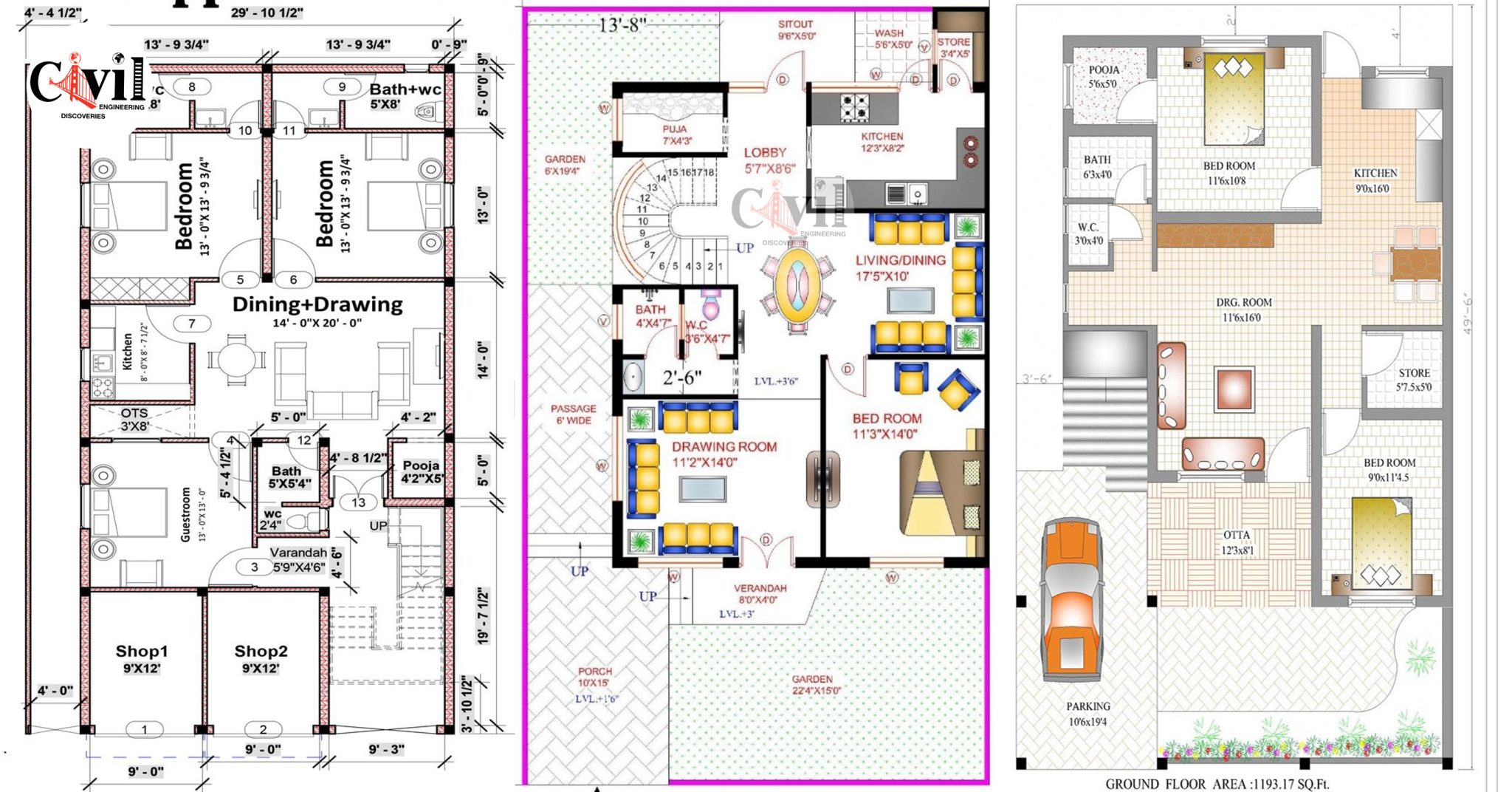 Different House plan ideas For Your Future House | Engineering Discoveries